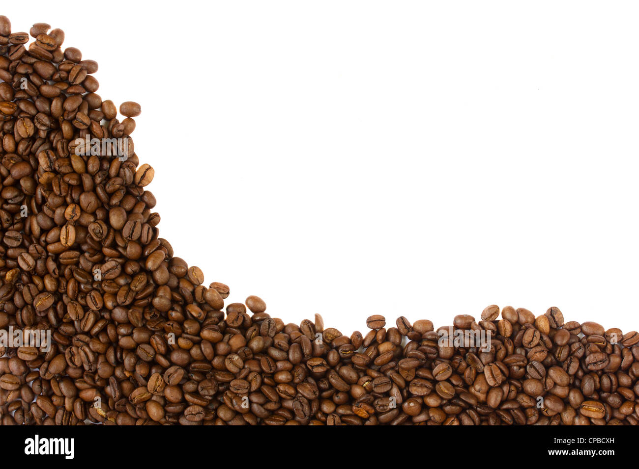 coffee - border isolated on white background Stock Photo - Alamy