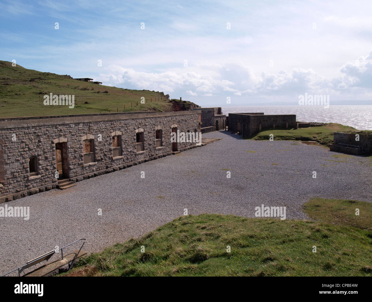 Brean Down Fort, Somerset, UK Stock Photo - Alamy