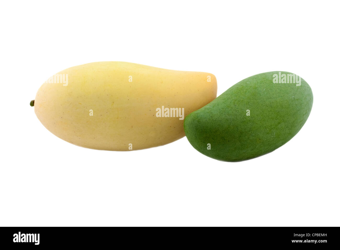 Mangoes isolated on white background Stock Photo - Alamy