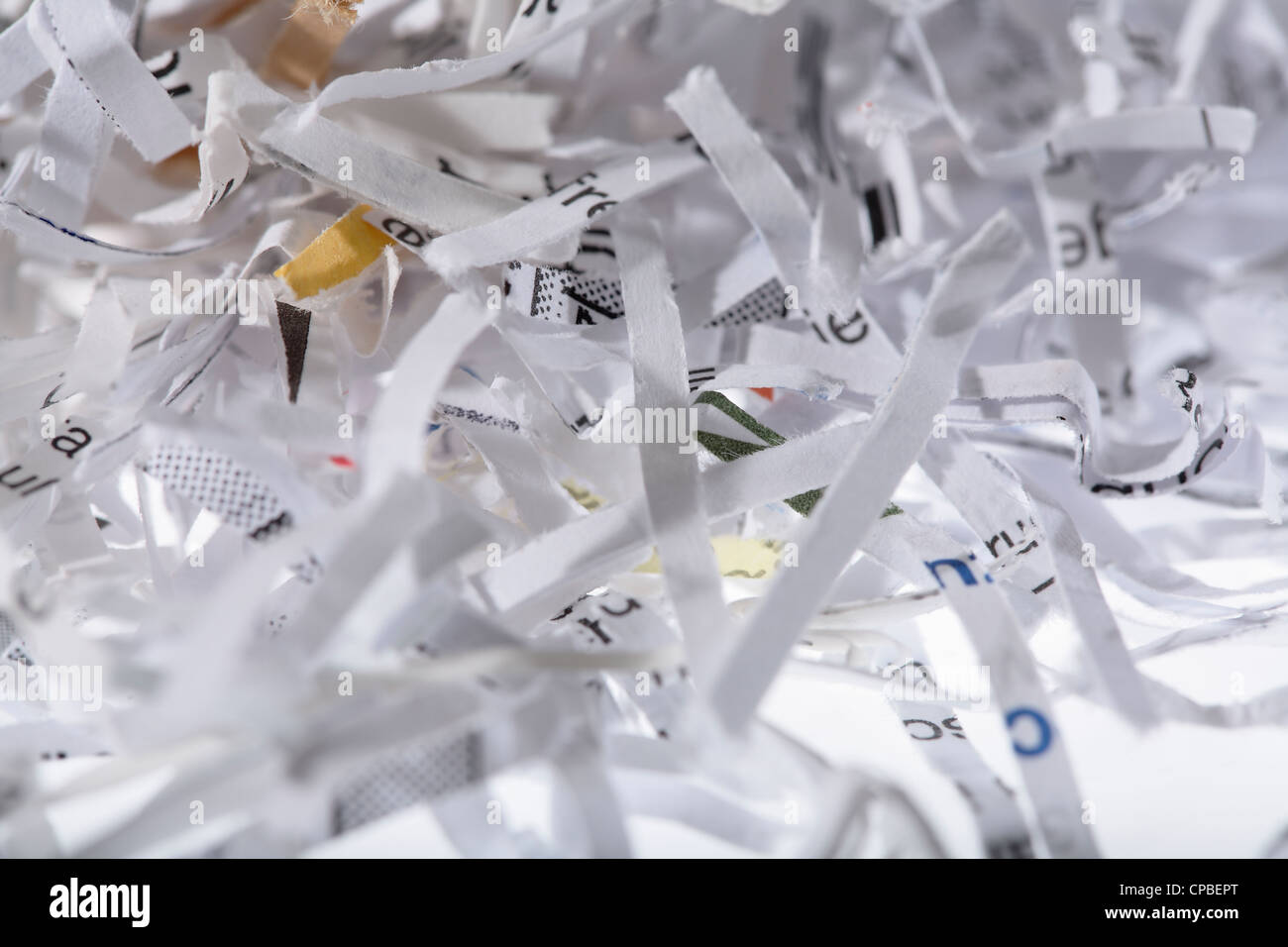 Close shot shredded paper hi-res stock photography and images - Alamy
