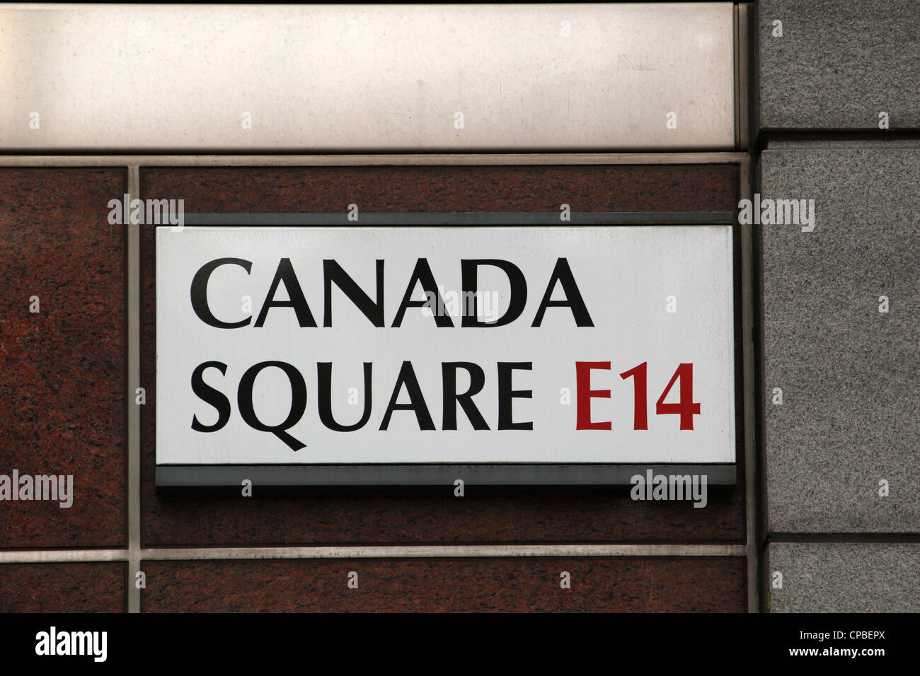 Sign plaque canada hi-res stock photography and images - Alamy