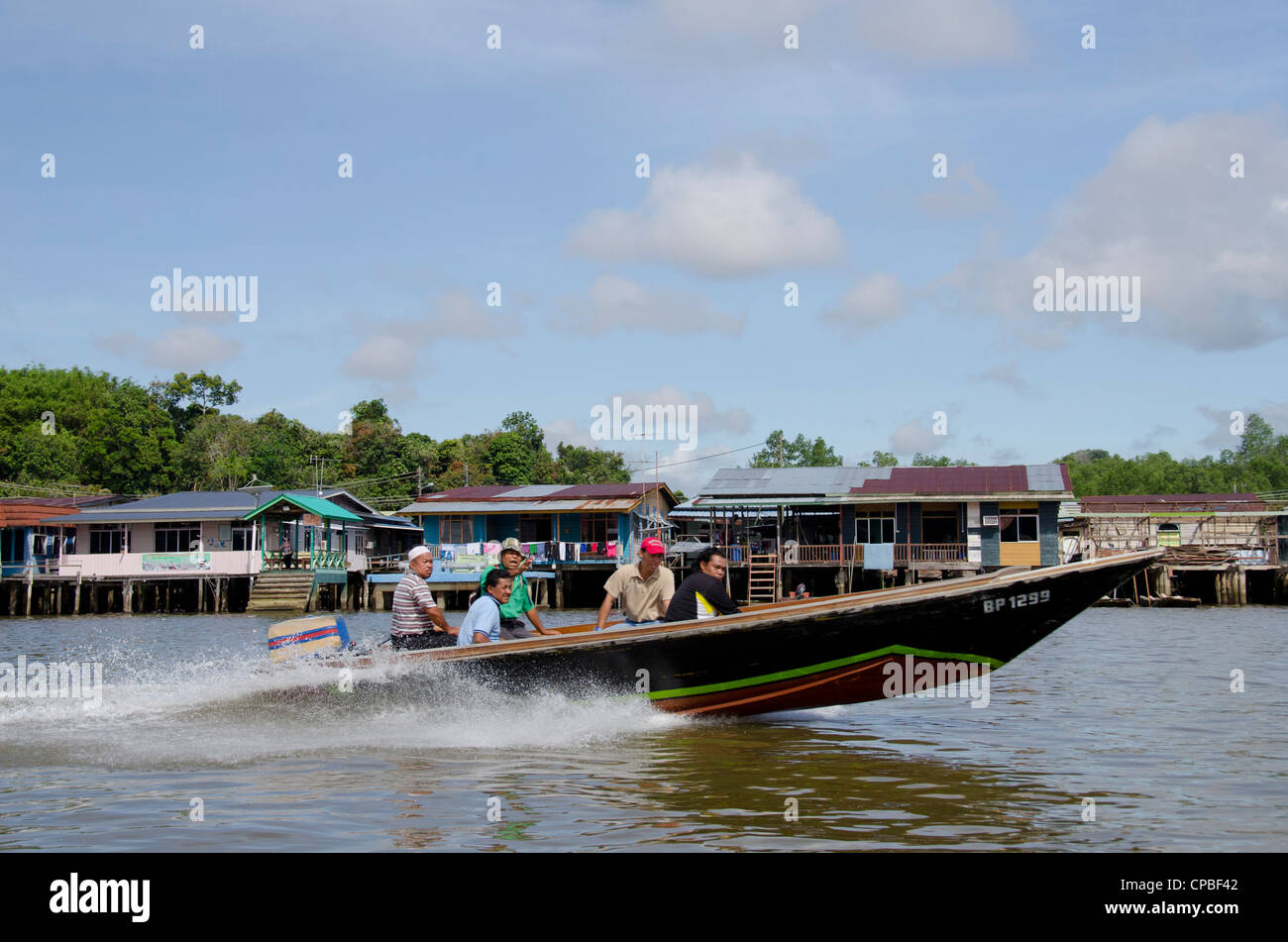 Asia, Borneo, Brunei Darussalam, Bandar Seri Begawan. Historic Water ...