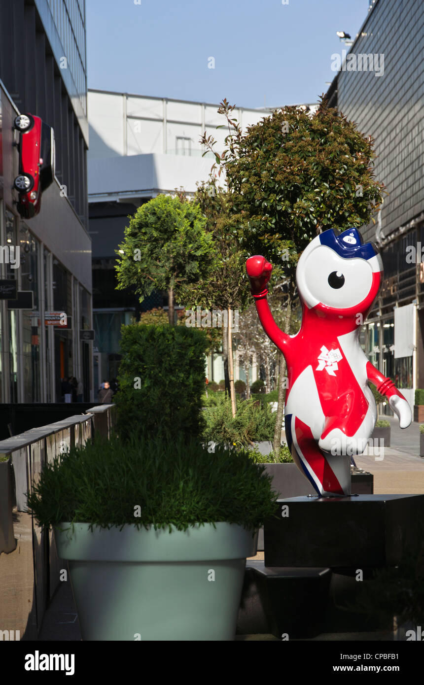 Wenlock - the London 2012 Olympic mascots Stock Photo - Alamy