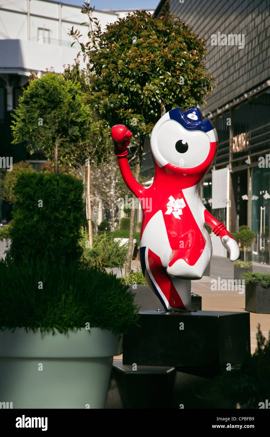 Wenlock - the London 2012 Olympic mascots Stock Photo - Alamy