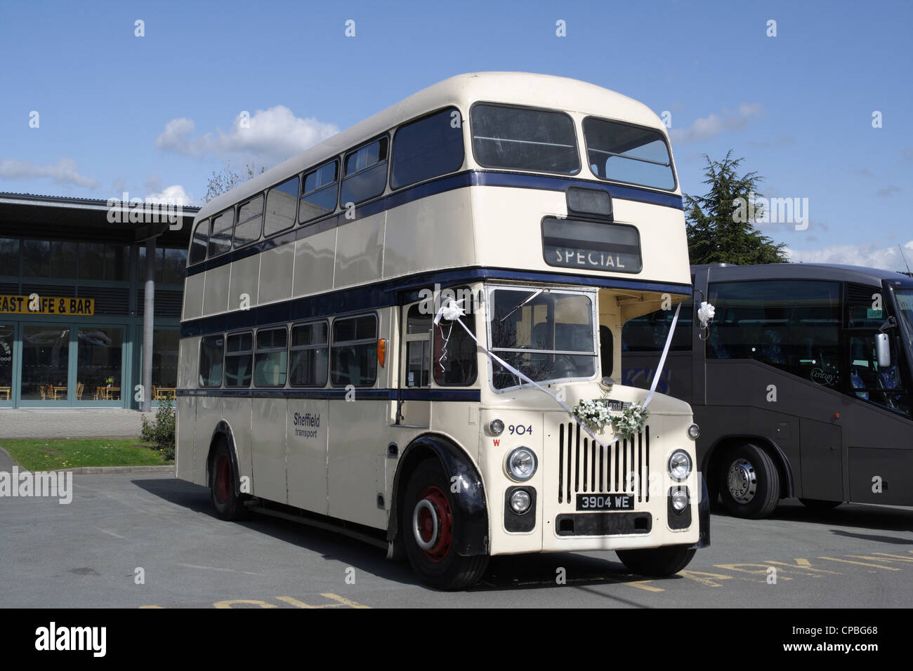 An old back door omnibus which used to belong to Sheffield transport ...