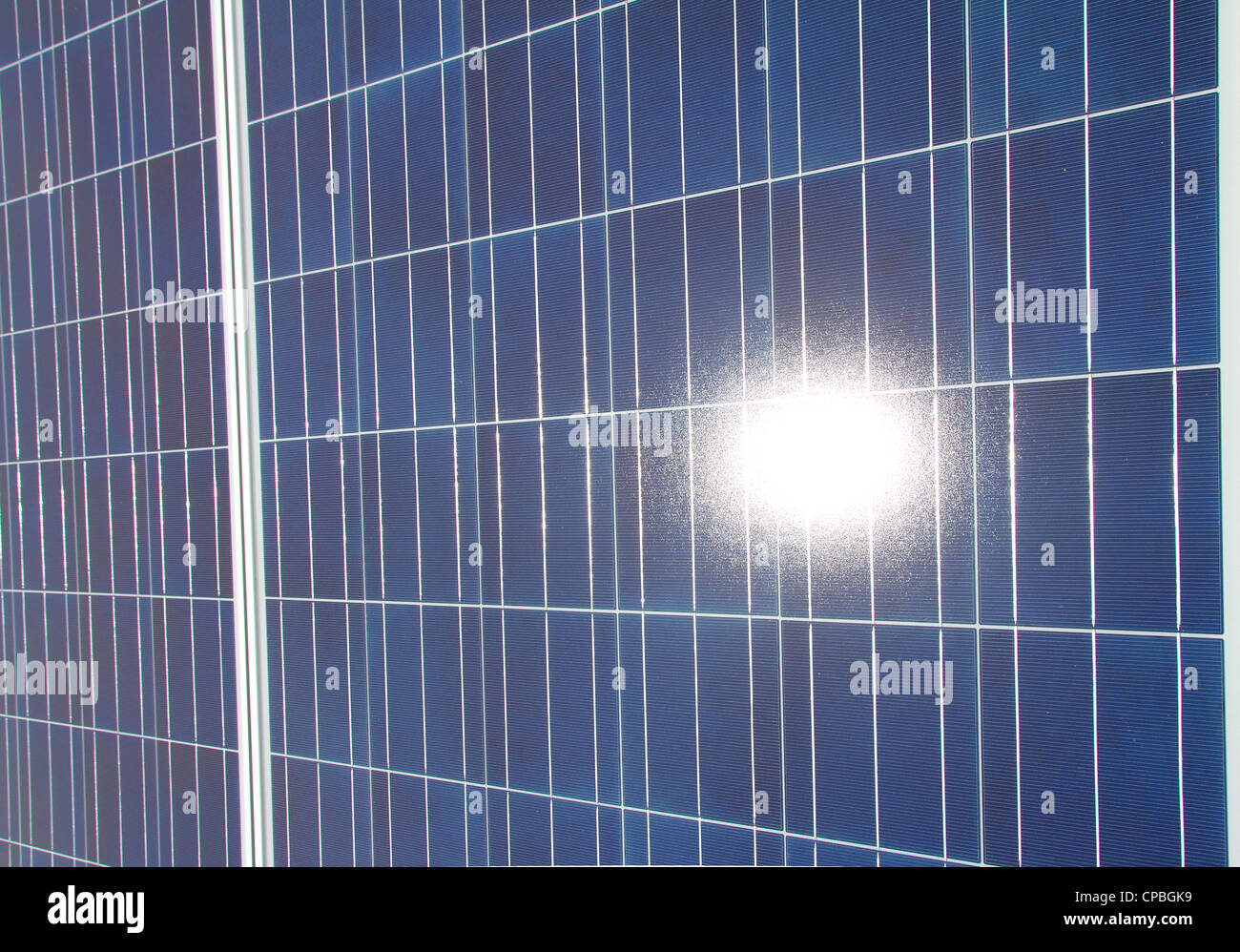 Bright sun reflecting in solar hi-res stock photography and images - Alamy