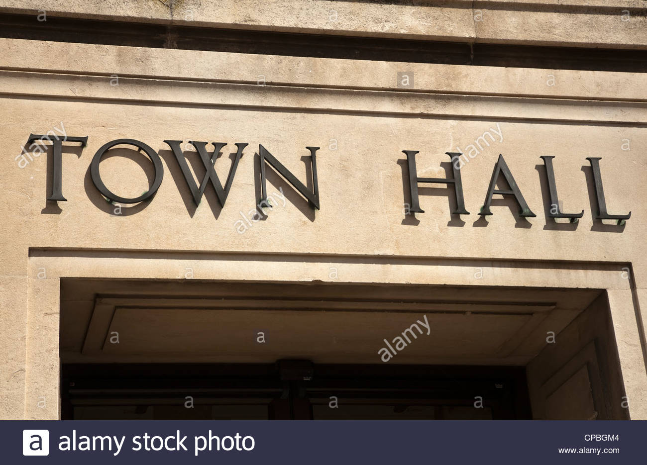 Town Hall Sign High Resolution Stock Photography and Images - Alamy