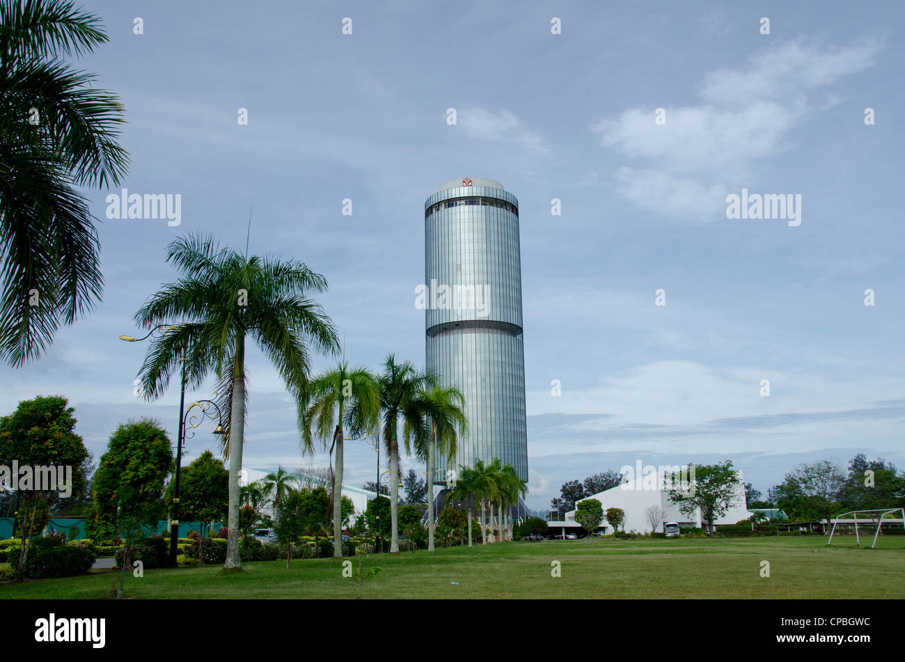 Malaysia, Borneo, Sabah, Kota Kinabalu. 30-story high Tun Mustapha ...