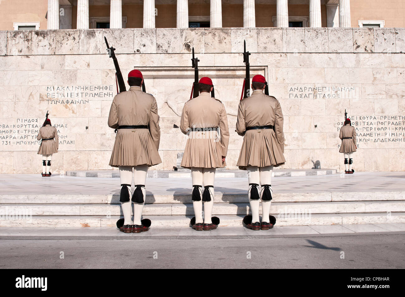Evzones- Presidential Guard Stock Photo - Alamy