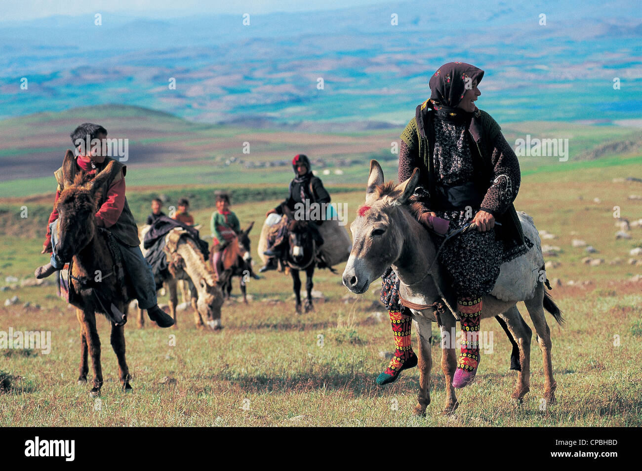 Nomadic herders in Suphan Mountain Patnos Ağrı Turkey Stock Photo - Alamy