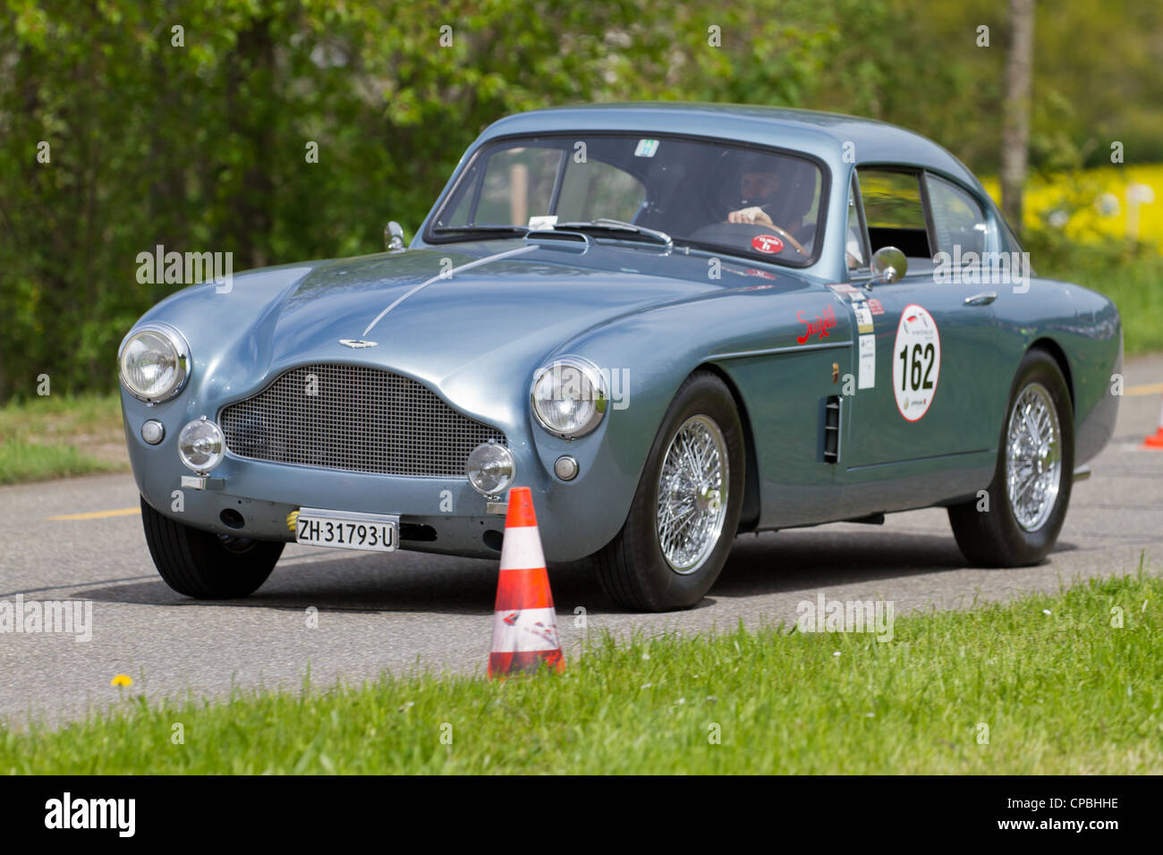 Vintage race touring car Aston Martin DB2 MK III from 1958 at Grand ...