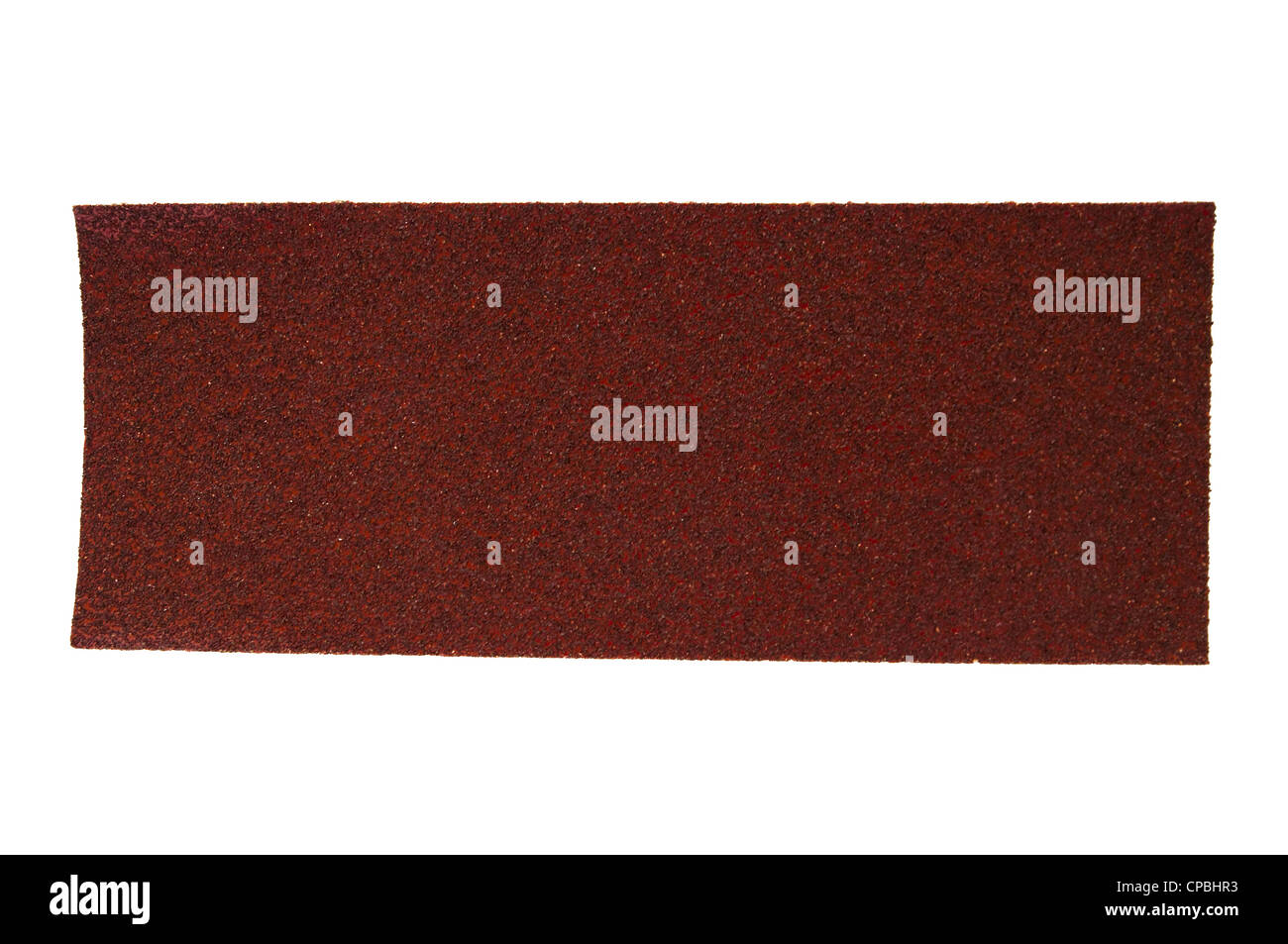 rectangular sandpaper isolated on white background Stock Photo - Alamy