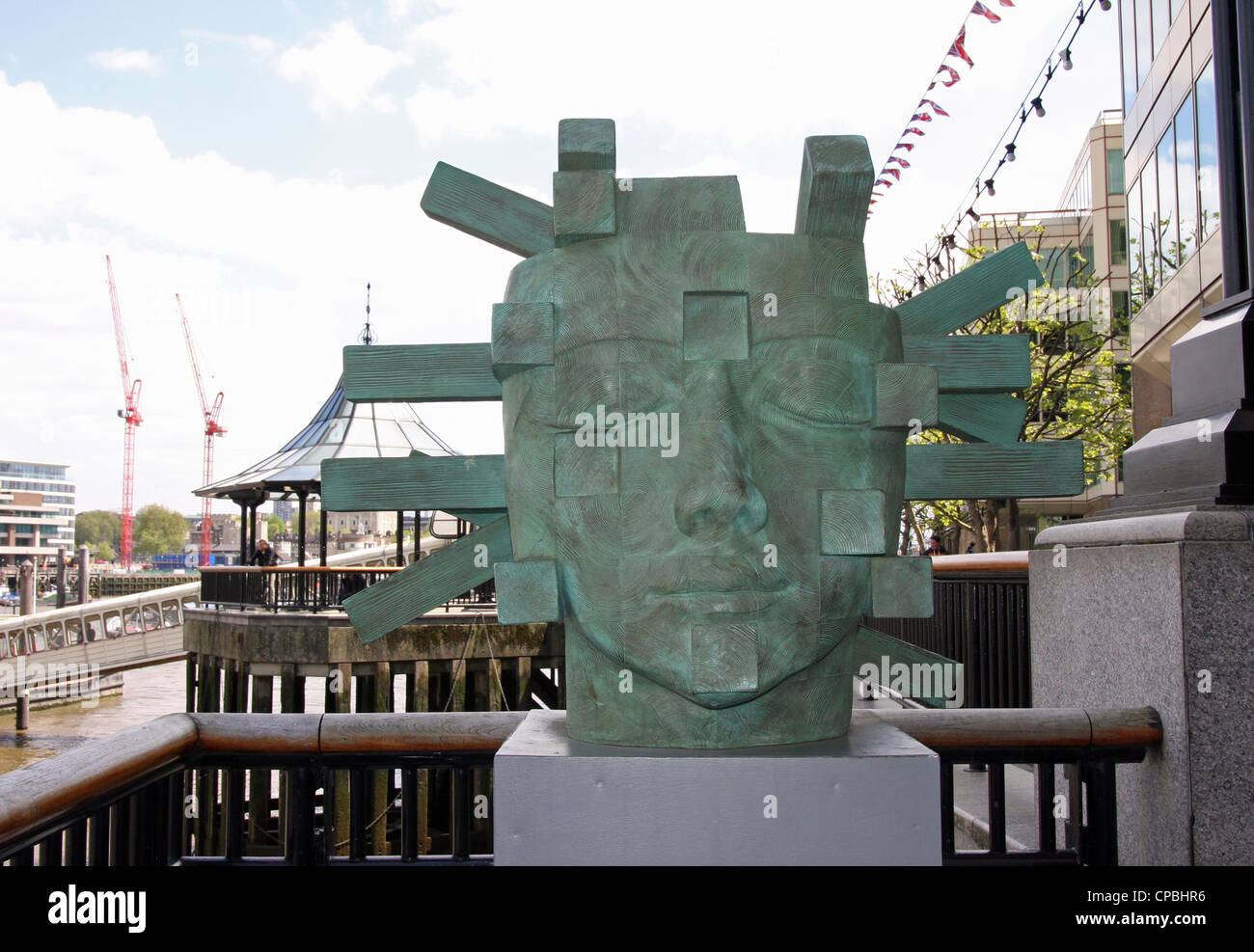 'The Architect' by Jilly Sutton on the South bank in London Stock Photo ...