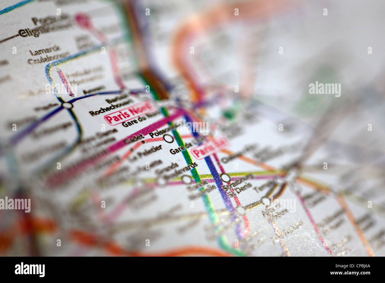 Paris subway map hi-res stock photography and images - Alamy