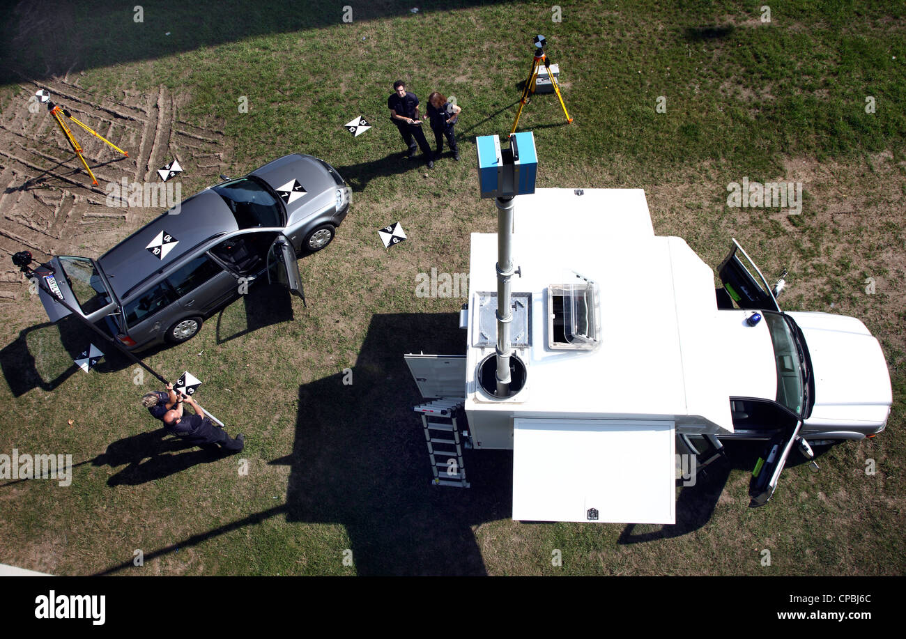 Police. State Office of Criminal Investigations. Crime scene ...