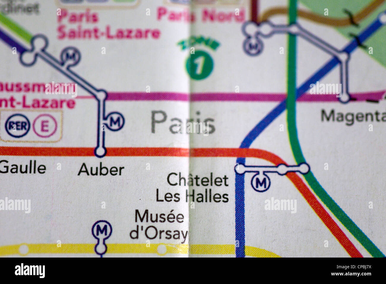 Paris metro map hi-res stock photography and images - Alamy