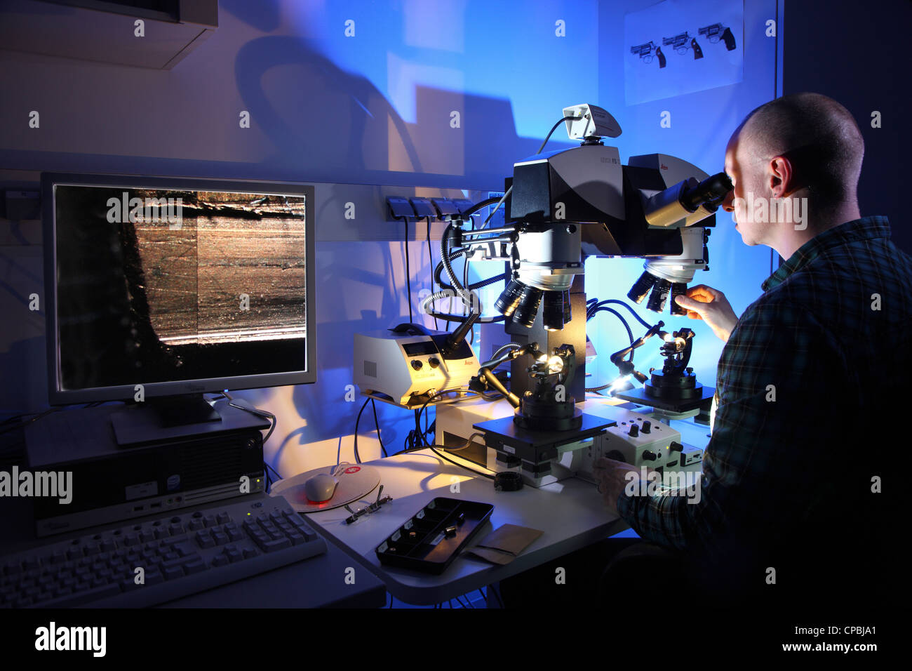 Weapon Lab Analysis Of Ammunition High Resolution Stock Photography and ...