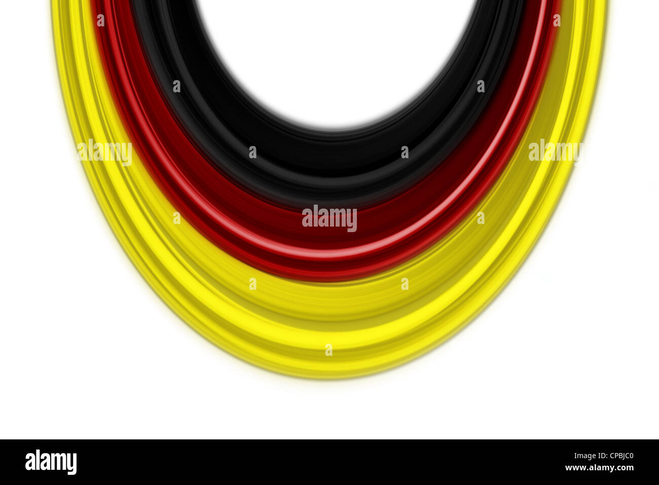 Illustrated German flag for sport events Stock Photo - Alamy