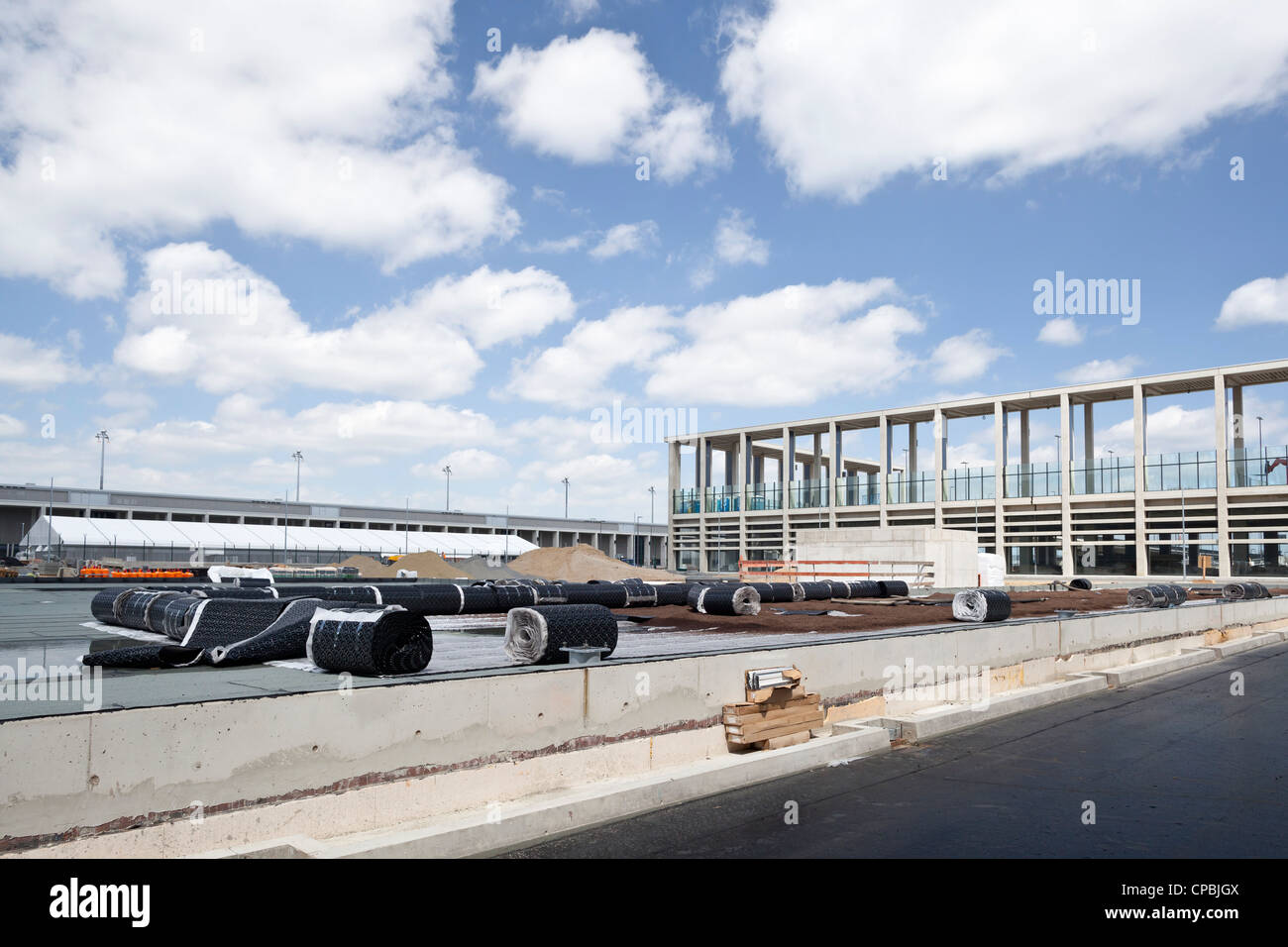 Ongoing construction at the airport Berlin-Brandenburg (BER) - Berlin ...