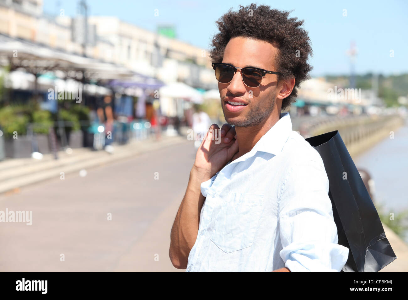 metis man shopping Stock Photo - Alamy