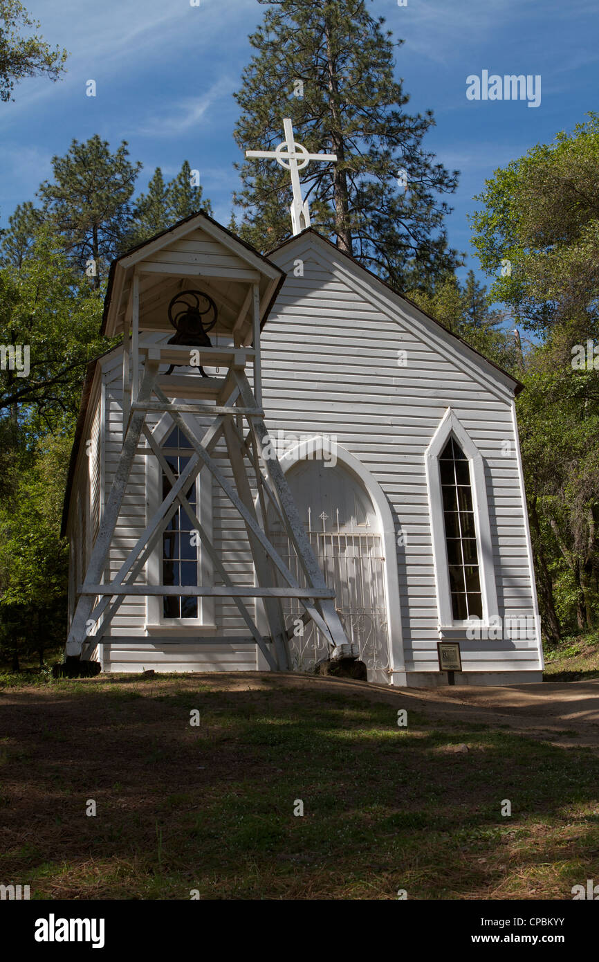 The front view of the Catholic church St Johns at the Marshall Gold ...