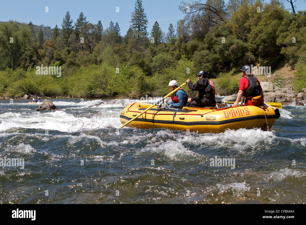 Whitewater Rafting on the South Fork of the American river, California ...