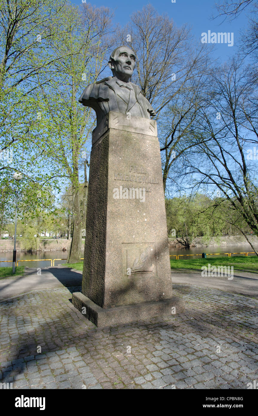 Statue of Friedrich Reinhold Kreutzwald, Estonian writer and physician ...