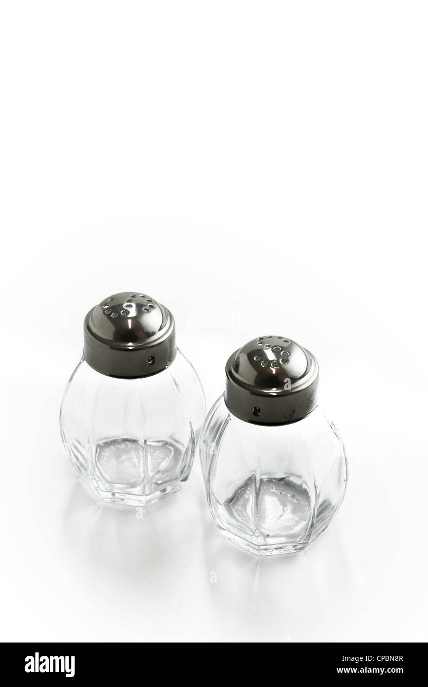 Salt and pepper pots Stock Photo - Alamy