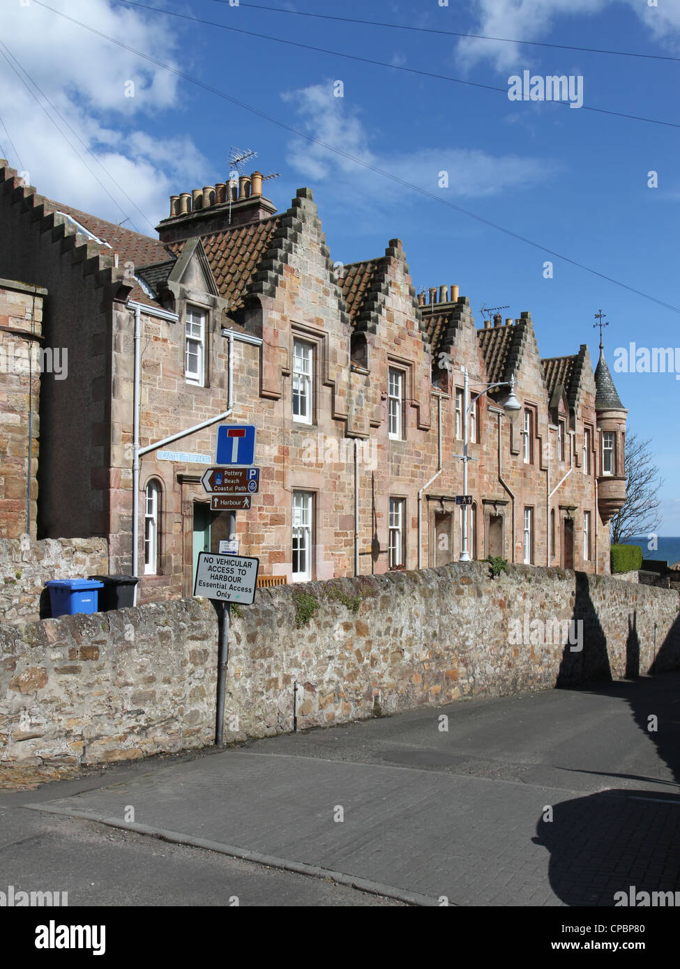 Crail street scene Fife Scotland May 2012 Stock Photo - Alamy