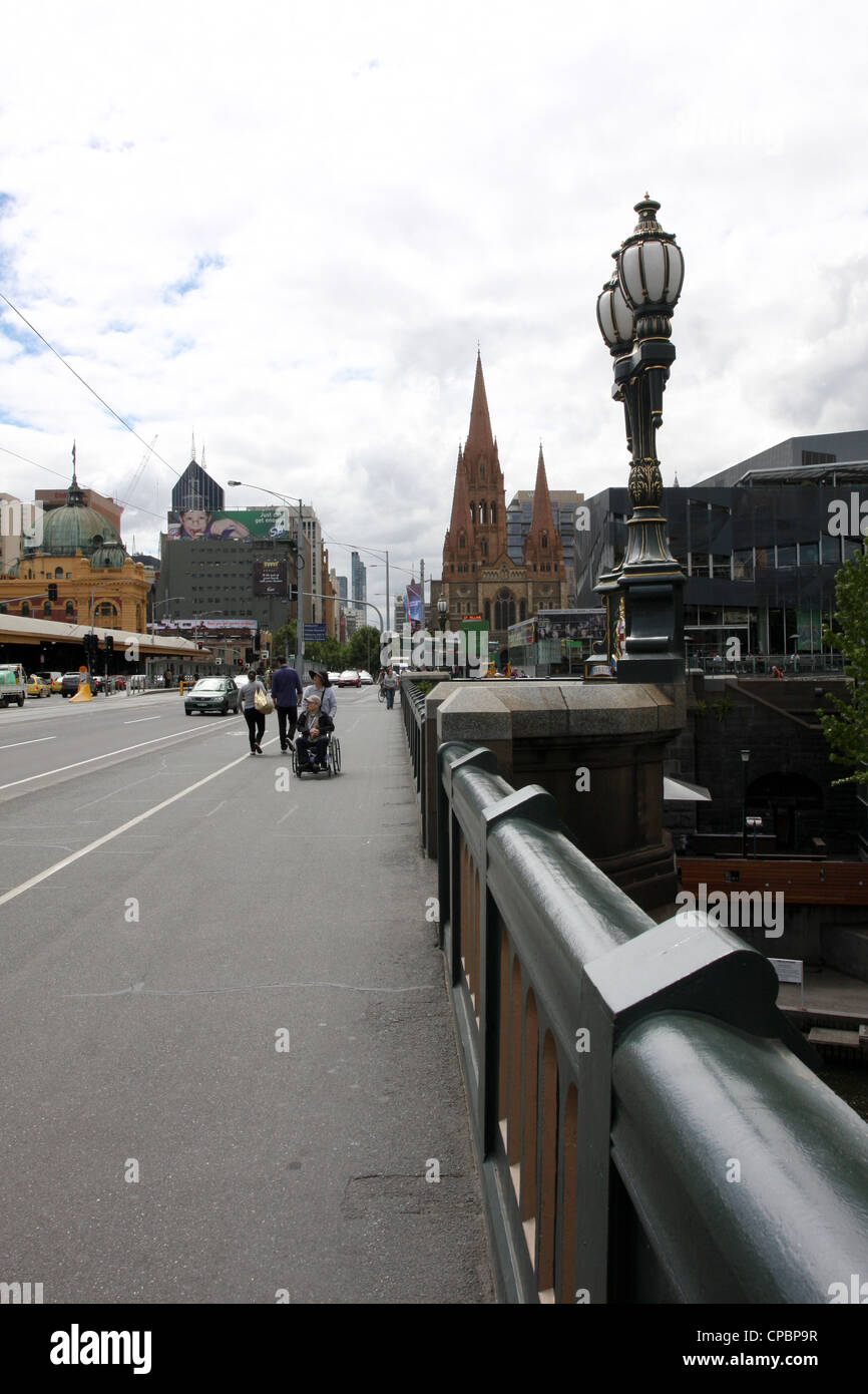 Australia, Melbourne Princes Bridge Stock Photo - Alamy