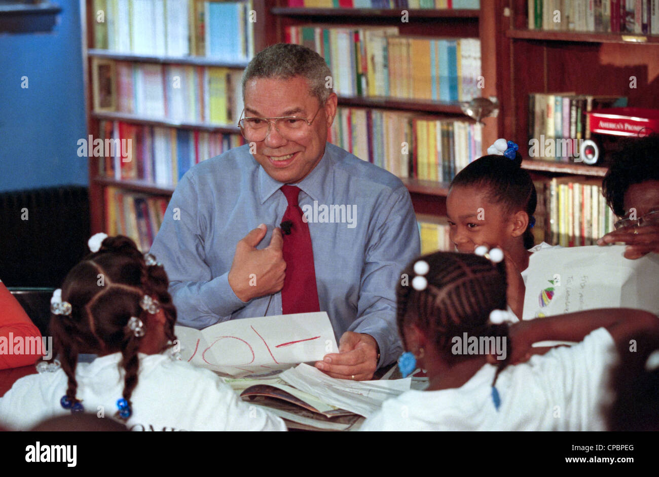 General Colin Powell at the Boys Club of Washington June 23, 1998 in ...