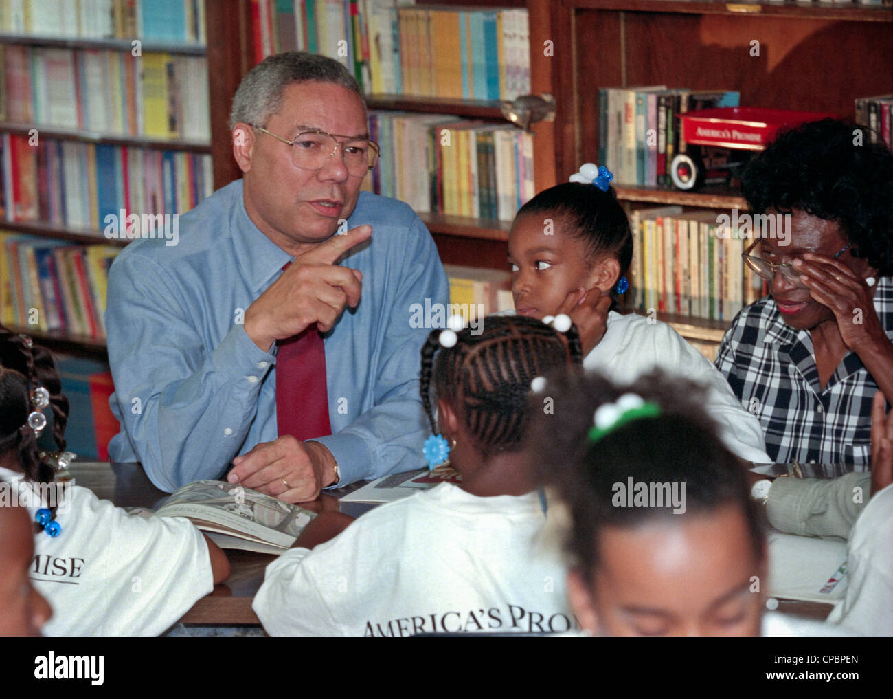 General Colin Powell at the Boys Club of Washington June 23, 1998 in ...
