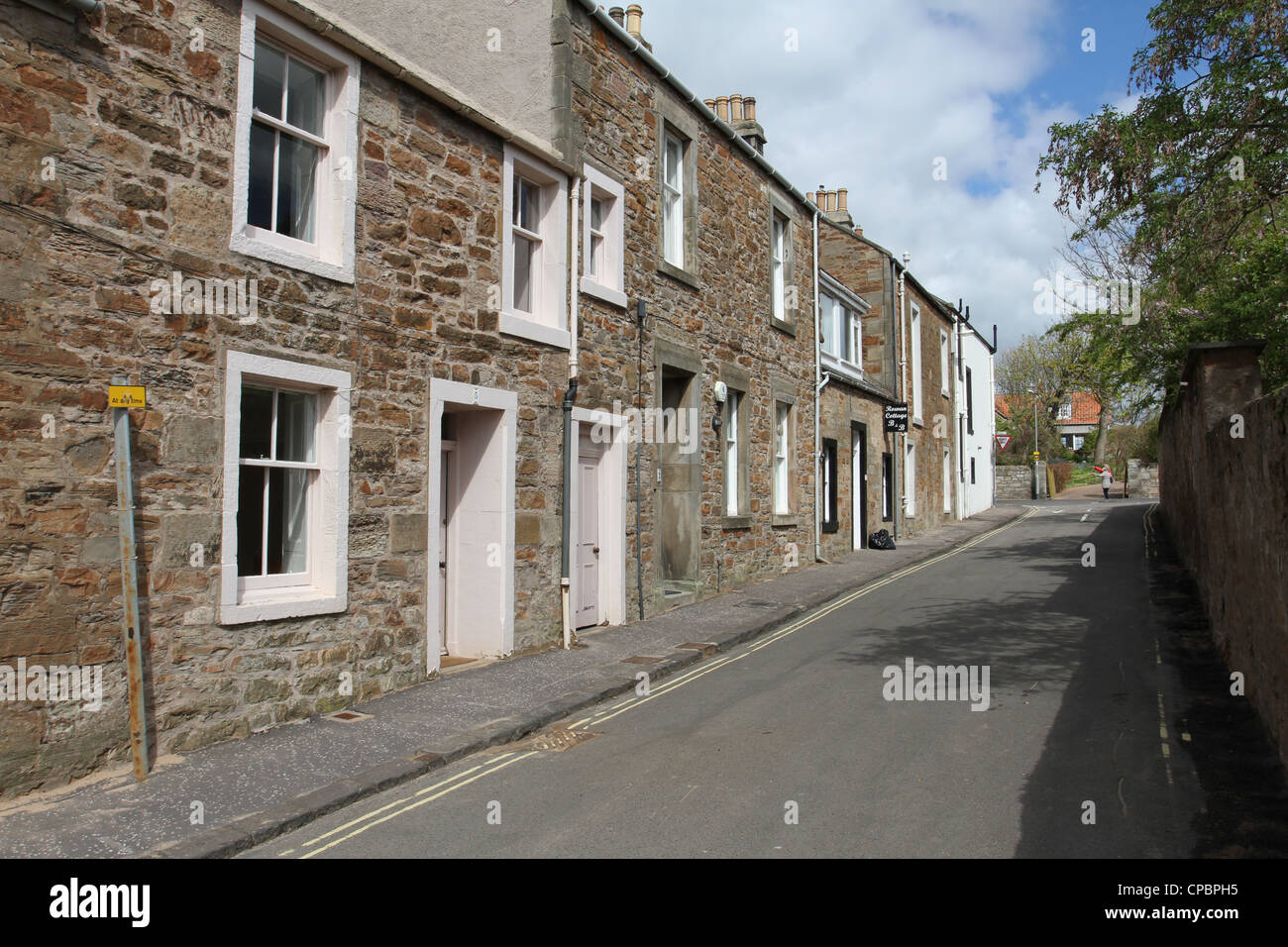 Elie street scene Fife Scotland May 2012 Stock Photo - Alamy