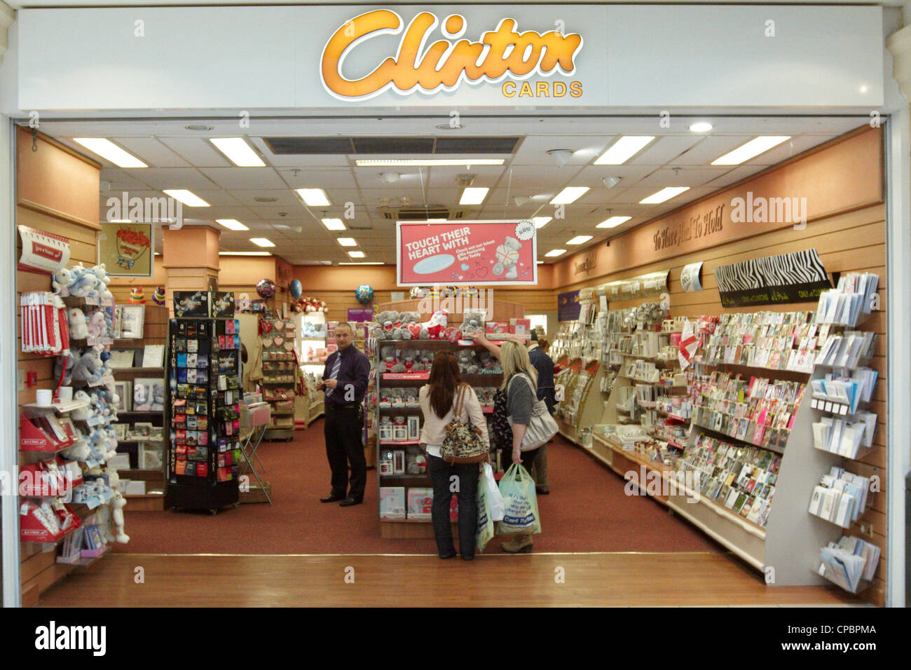 A general view of a branch of Clinton Cards in Aylesbury ...