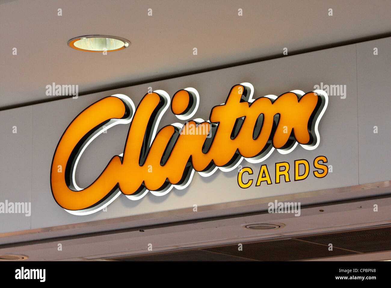 A general view of a branch of Clinton Cards in Aylesbury ...
