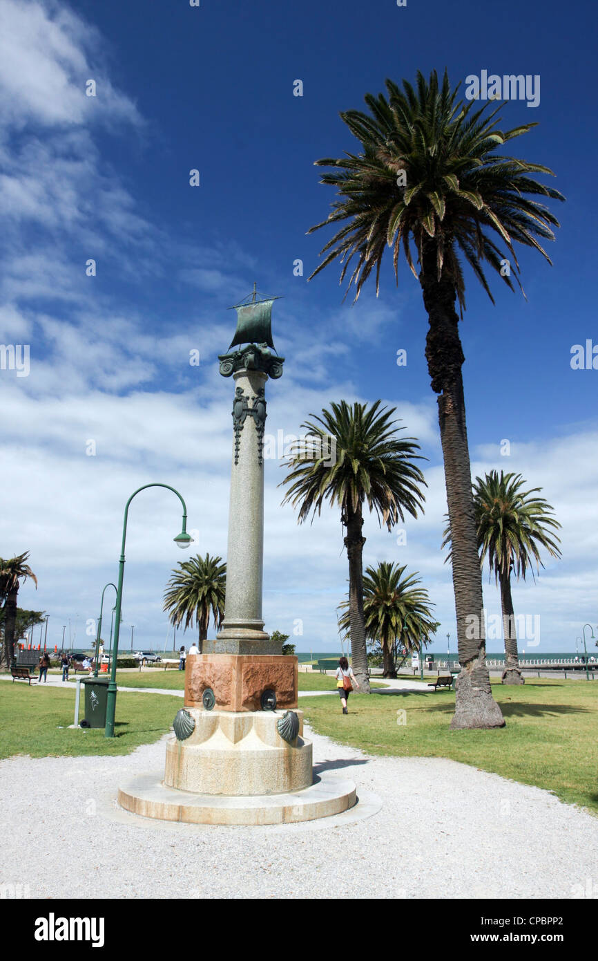 Australia, Melbourne Memorial column Stock Photo - Alamy