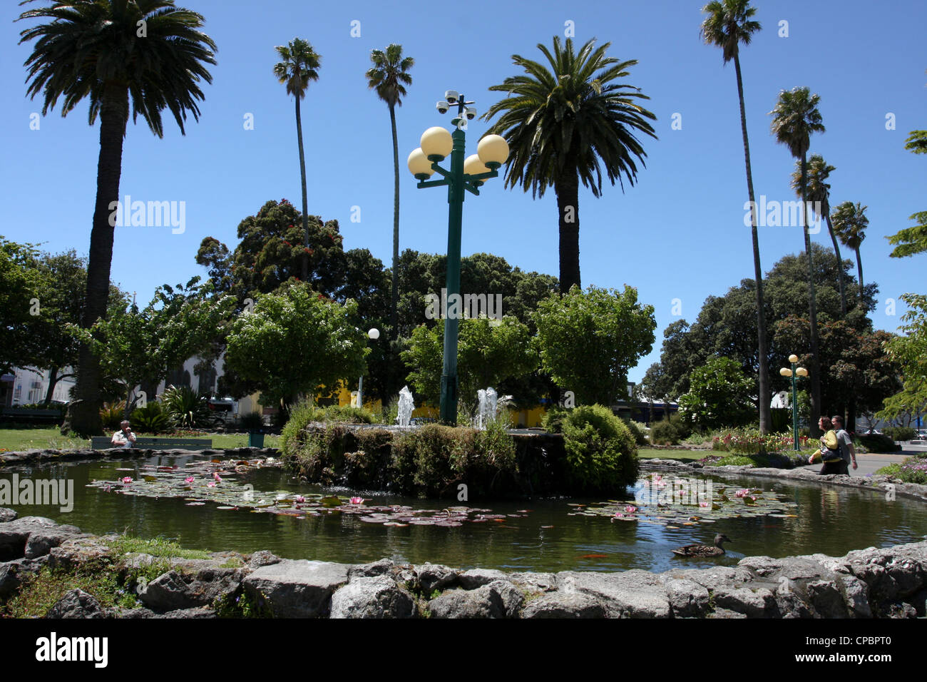 Napier, New Zealand Clive Square Stock Photo - Alamy