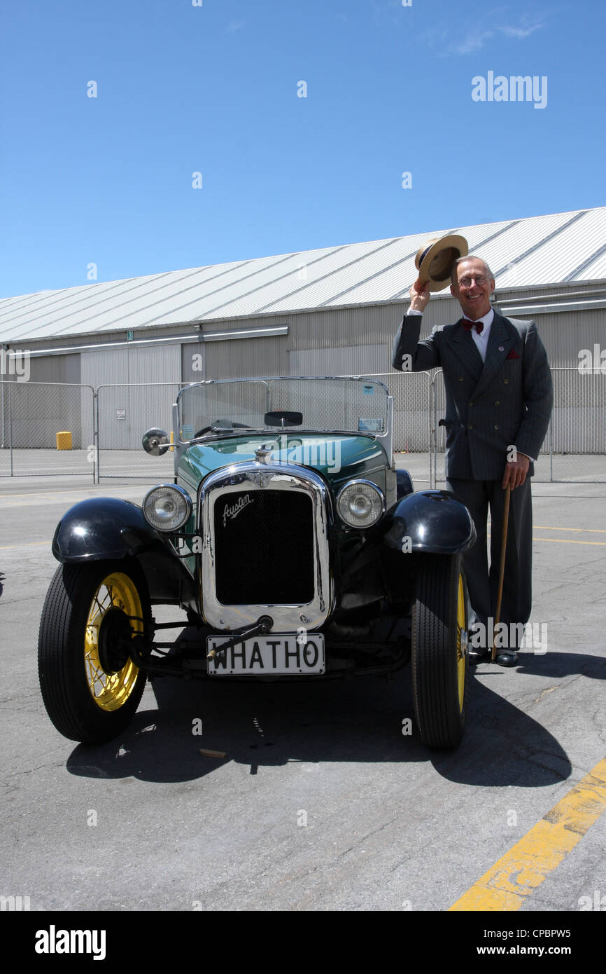 Vintage car show, Napier, New Zealand. Austin Stock Photo - Alamy