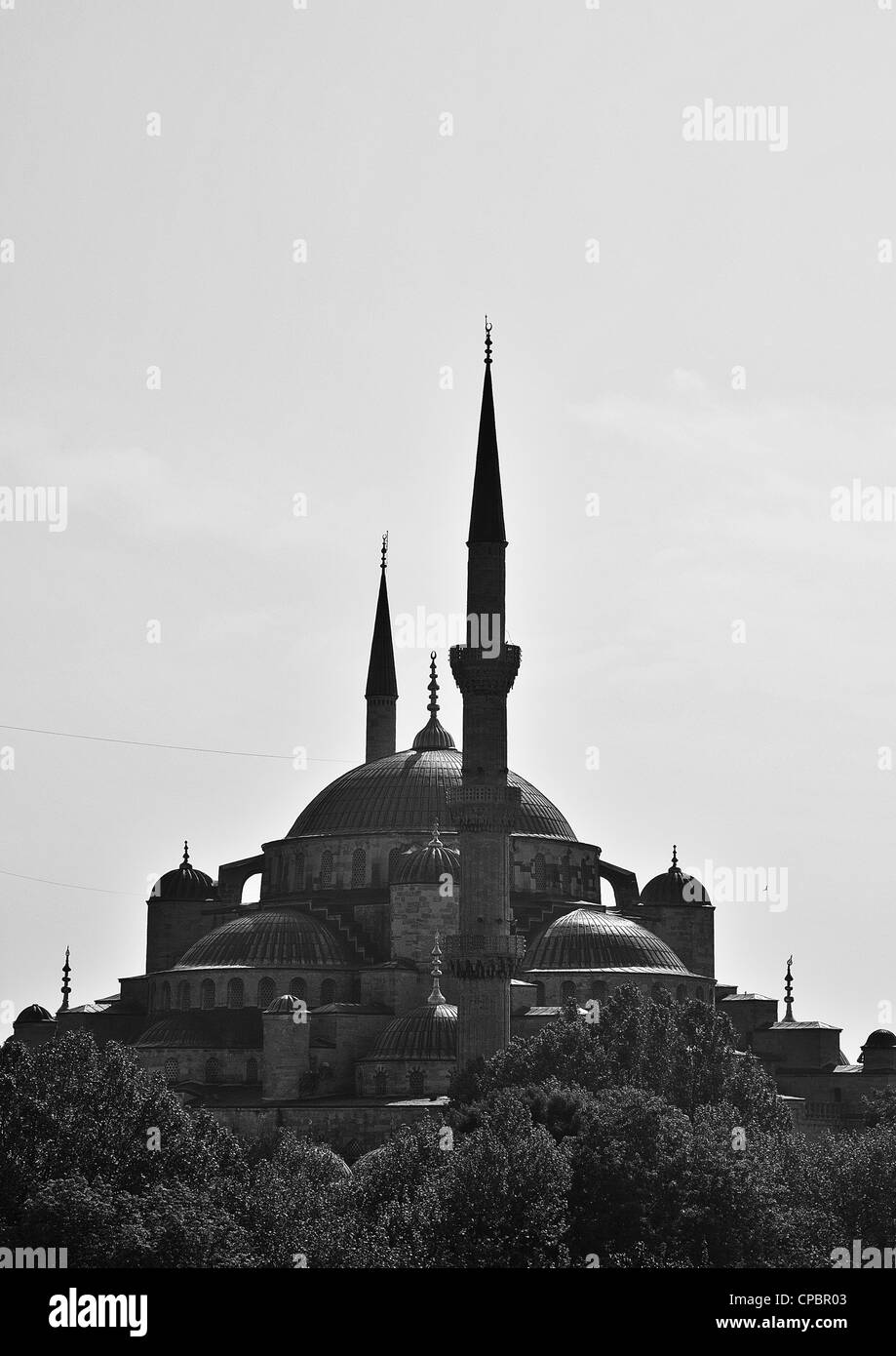 A view of the Blue Mosque, Istanbul, Turkey Stock Photo - Alamy