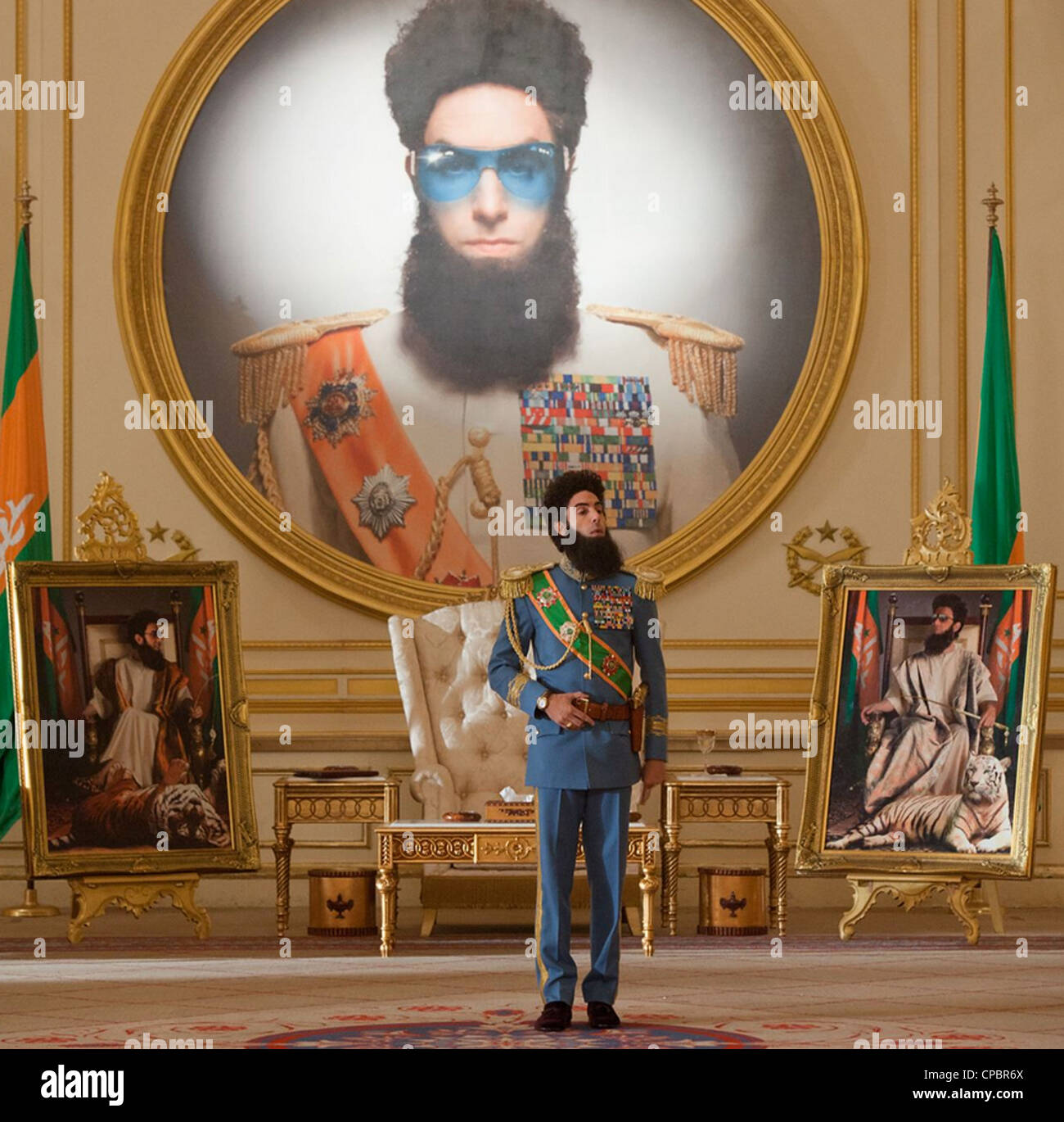 THE DICTATOR 2012 Paramount film with Sacha Baron Cohen Stock Photo - Alamy