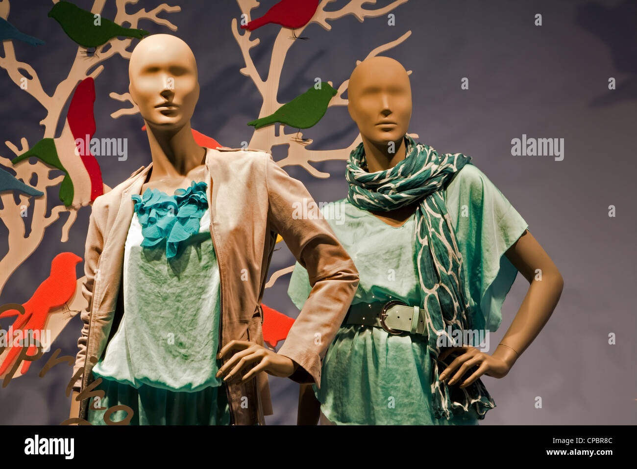 Rome - dummy in shop-window Stock Photo - Alamy