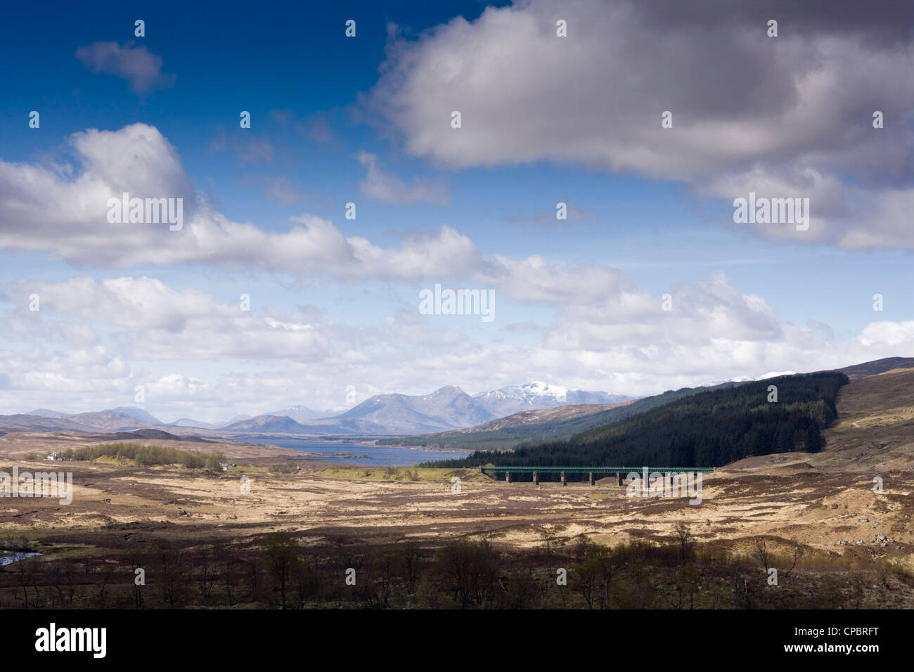 Looking towards Rannoch Station from the East Stock Photo - Alamy