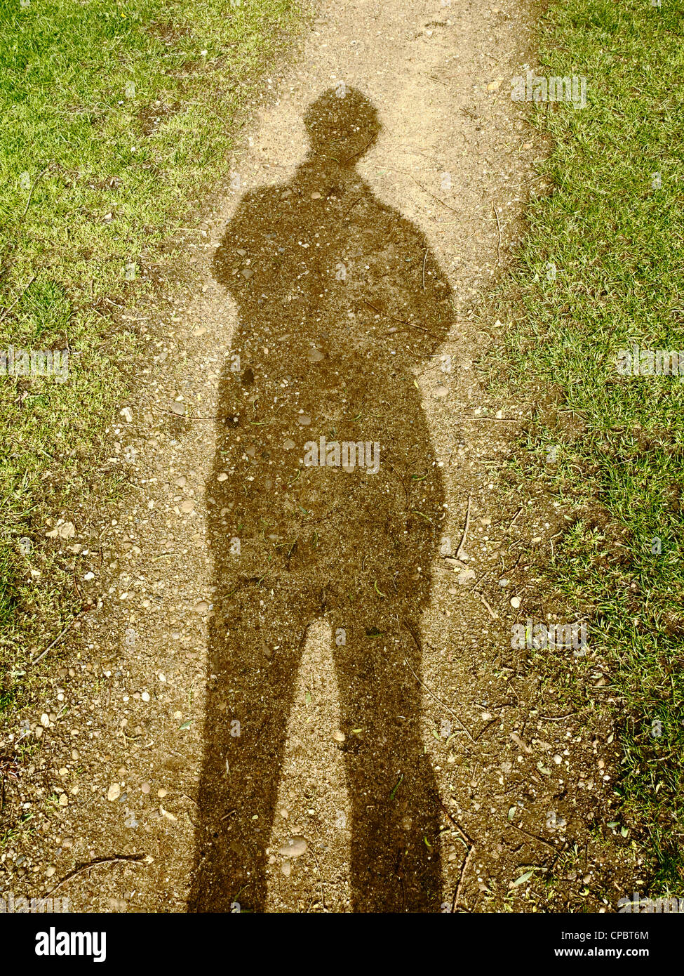 Photographer shadow grass hi-res stock photography and images - Alamy