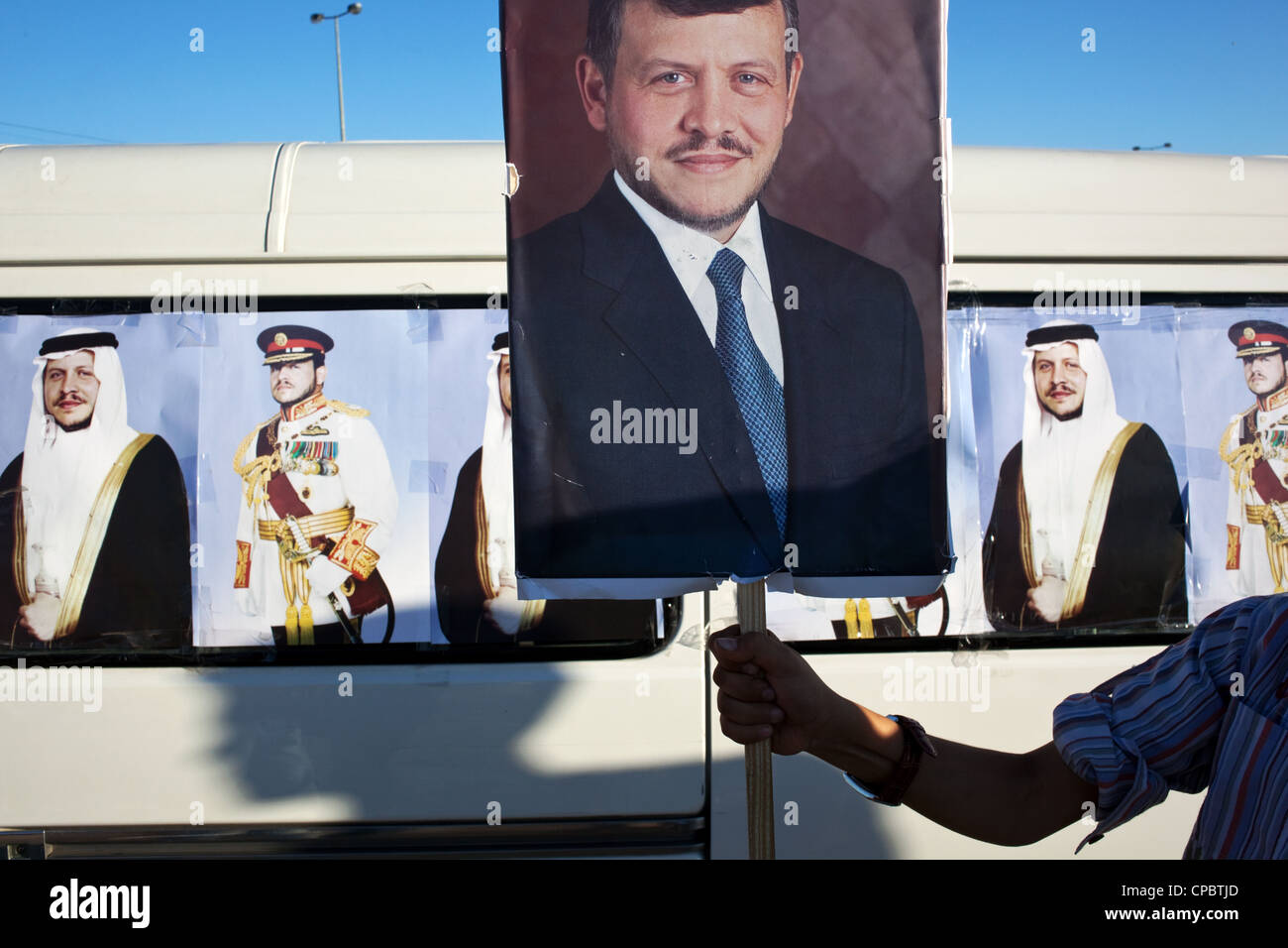 King abdullah ii young hi-res stock photography and images - Alamy