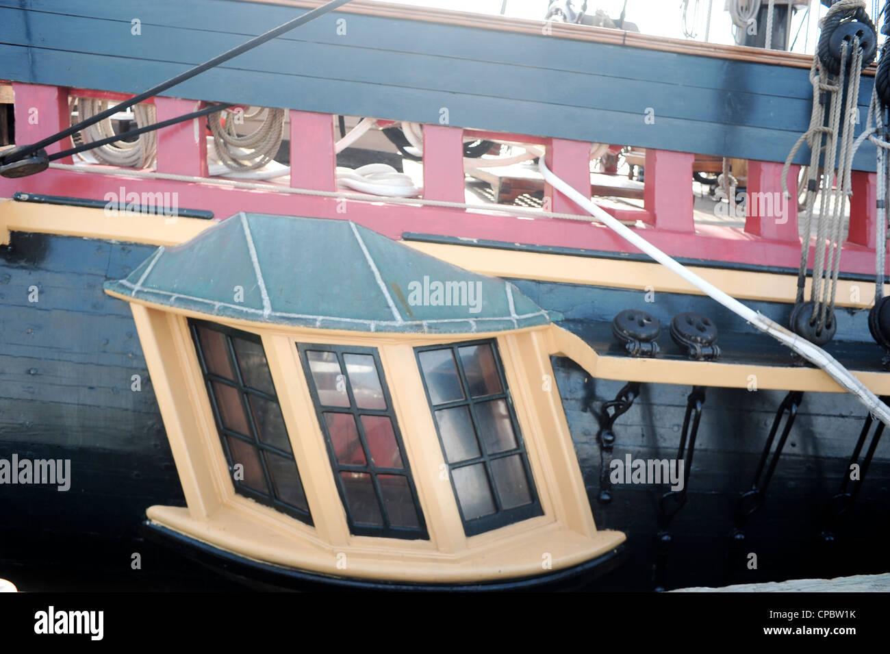 Stern windows hi-res stock photography and images - Alamy