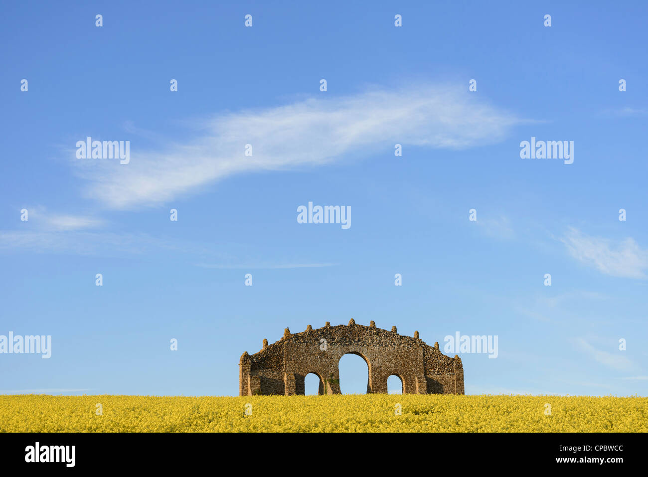 Rousham Eyecatcher near Steeple Aston Oxfordshire England UK Stock ...