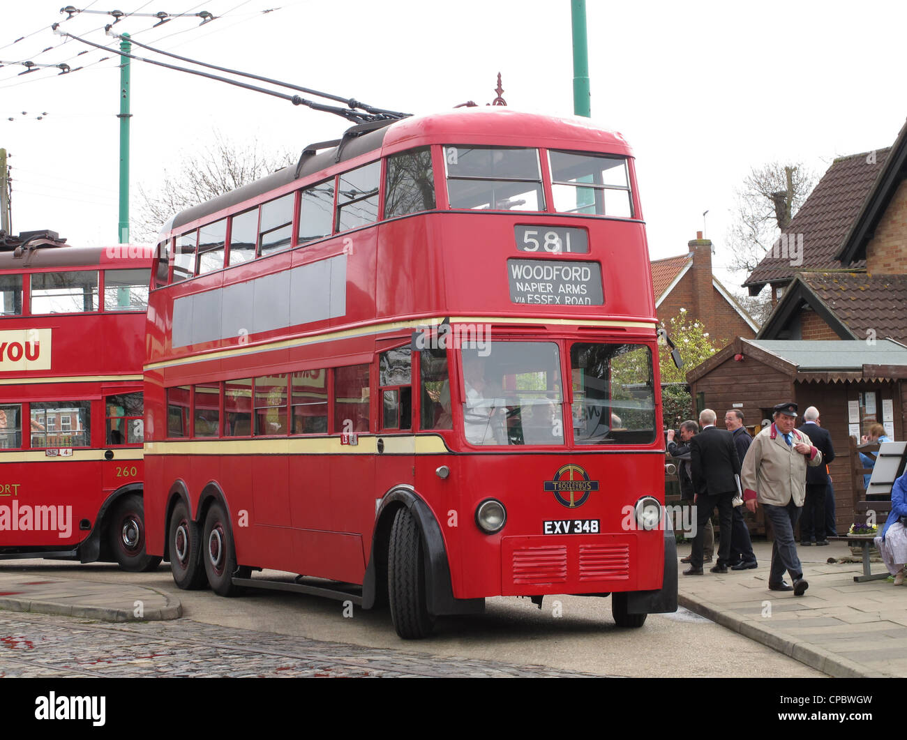 London's Last Trolleybus Reenactment at Carlton Colville, Suffolk -1 ...