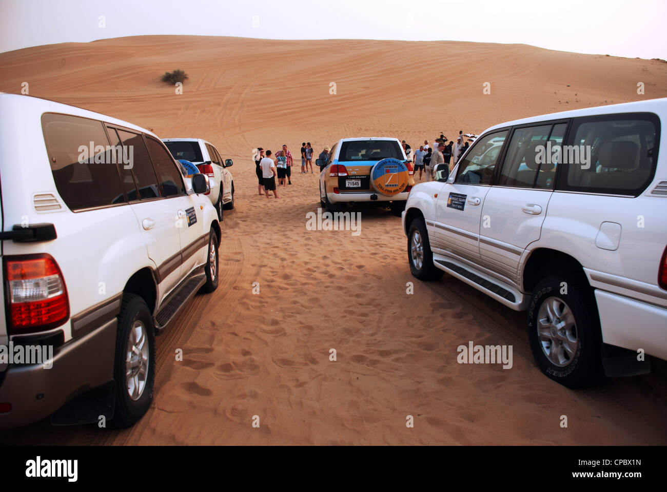 Desert Safari Dubai (Dune bashing Stock Photo - Alamy