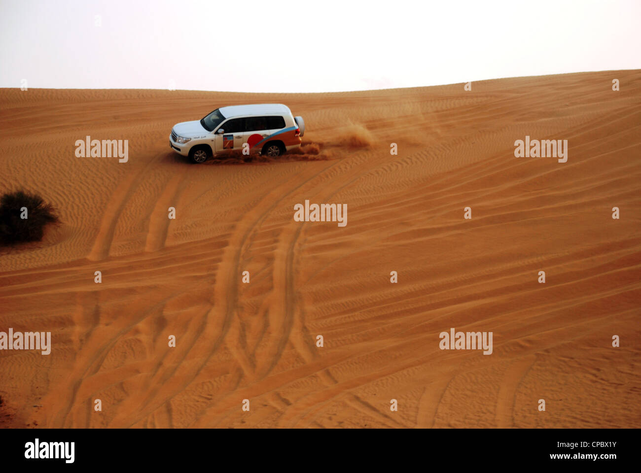 Desert Safari Dubai (Dune bashing Stock Photo - Alamy