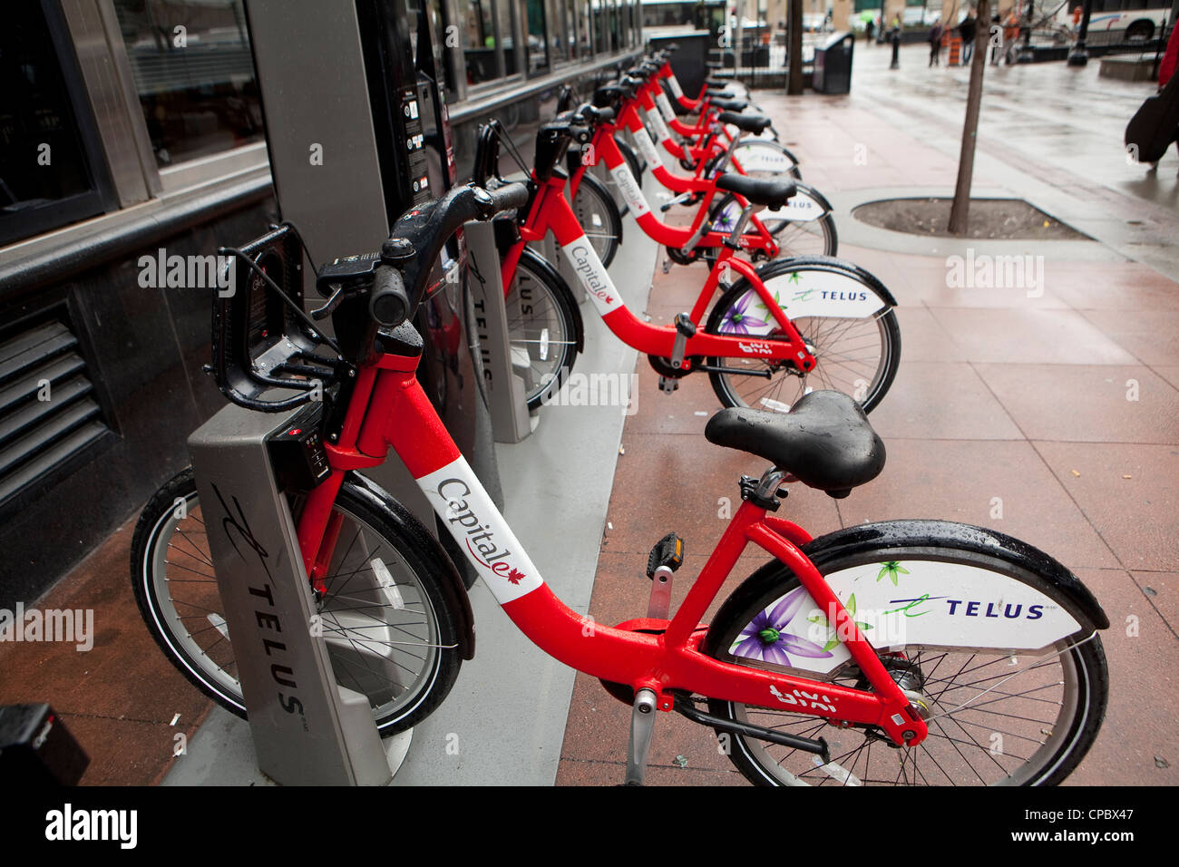 A Capital Bixi station is pictured in Ottawa Stock Photo - Alamy